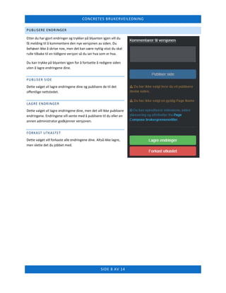 Concrete5-BrukerVeiledning | PDF