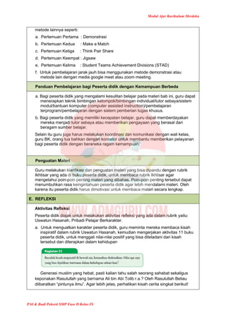 742486338-Modul-Ajar-PAI-Kelas-9. Kurikulum merdeka pdf | PDF