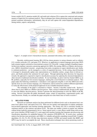 Areinforcement learning paradigm for Vietnamese aspect-based sentiment analysis | PDF