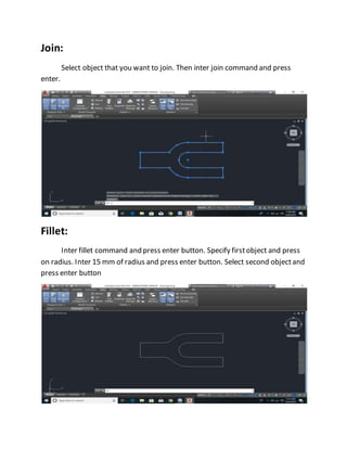 knuckle Joint 2D drawing AutoCAD 2019 | DOCX