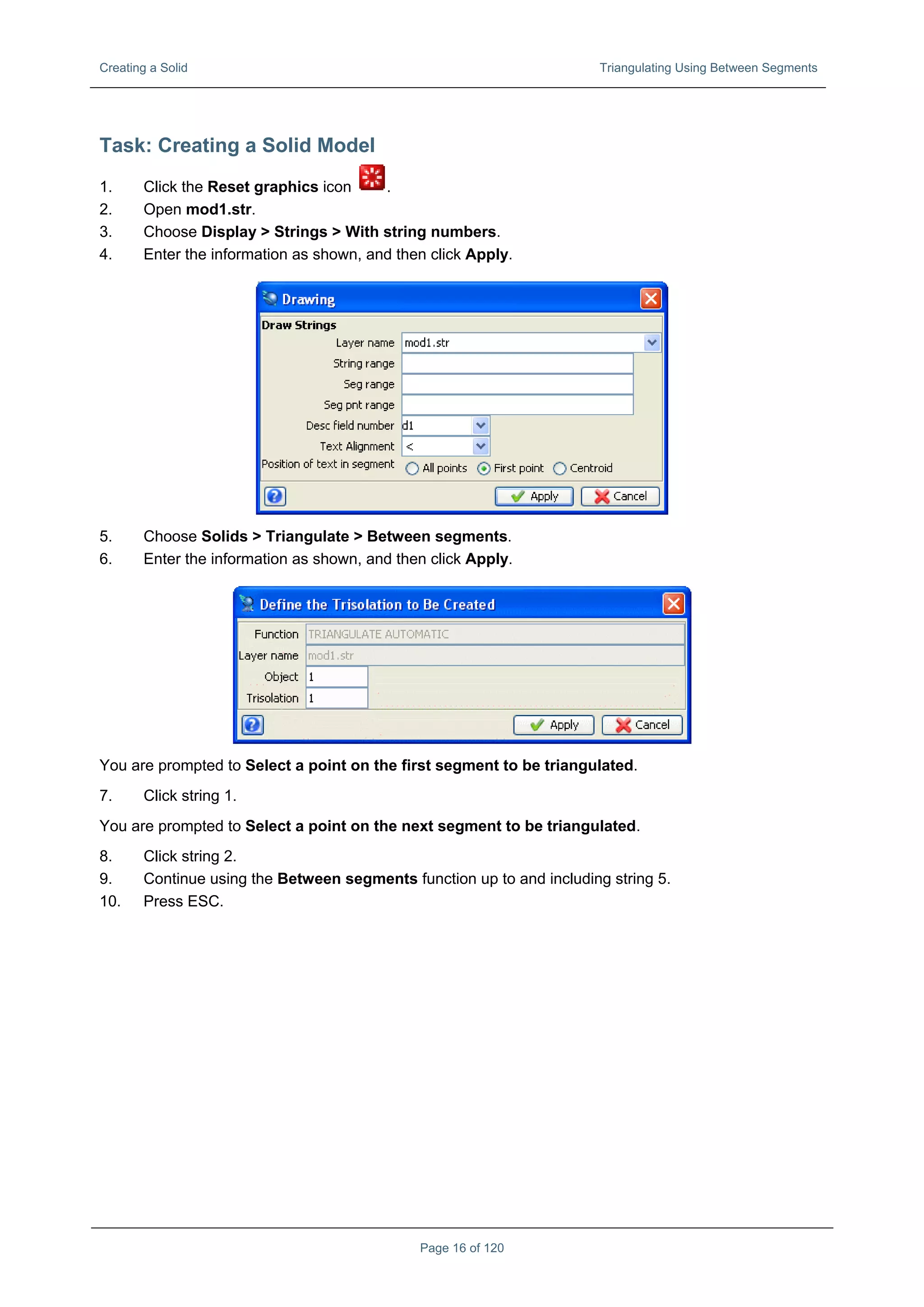 74289607 solids-surpac | PDF | 3-D Graphics | Computer Software and ...