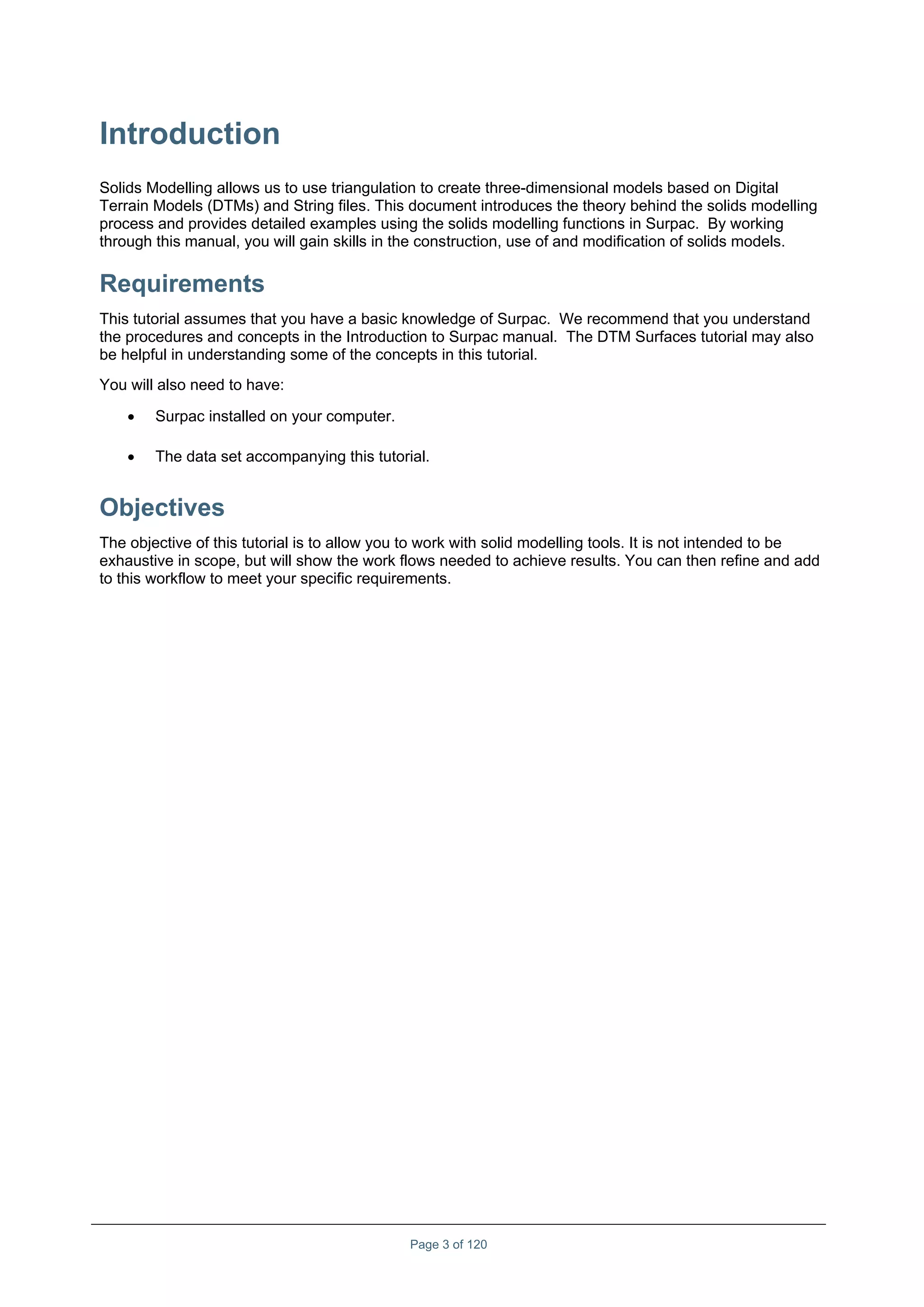 74289607 solids-surpac | PDF | 3-D Graphics | Computer Software and ...