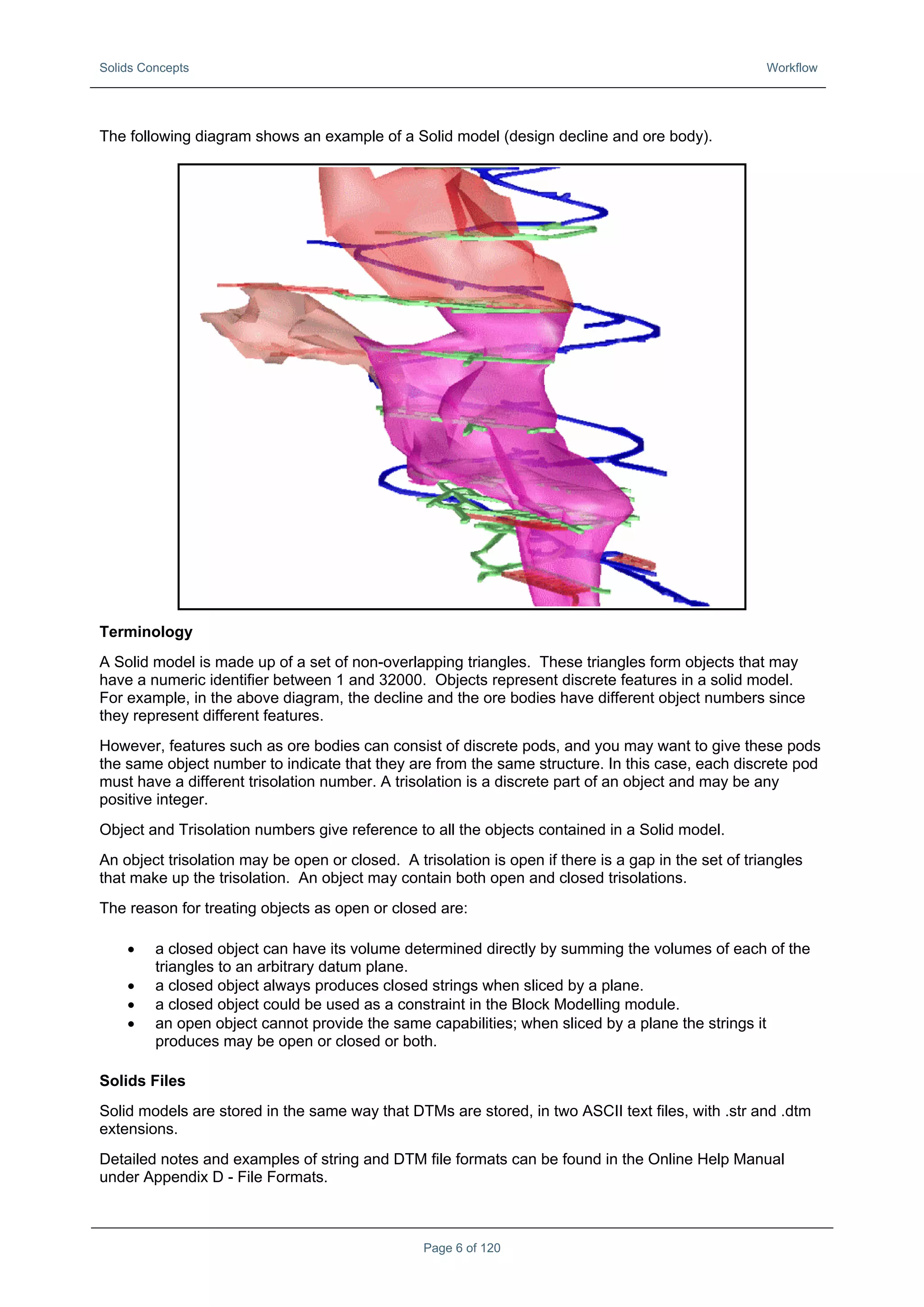 74289607 solids-surpac | PDF | 3-D Graphics | Computer Software and ...