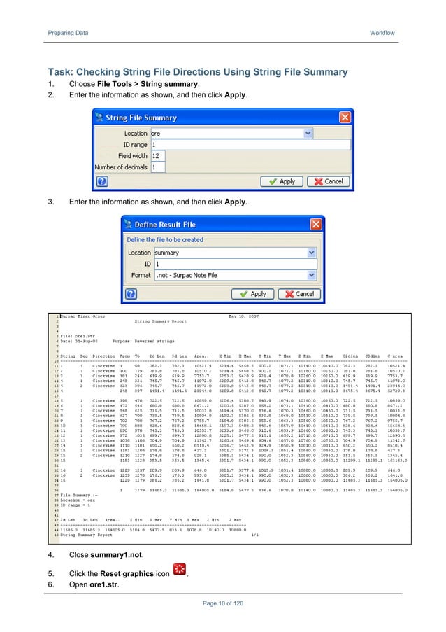 74289607 solids-surpac | PDF | 3-D Graphics | Computer Software and Applications