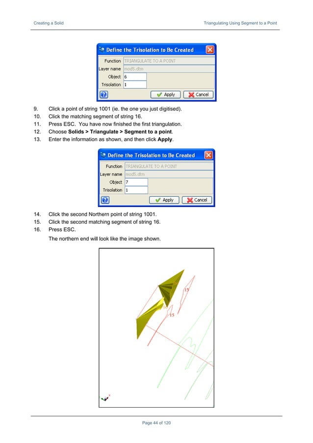 74289607 solids-surpac | PDF | 3-D Graphics | Computer Software and Applications