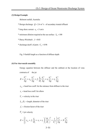 Design of Ocean Waswater Outfall Systems | PDF