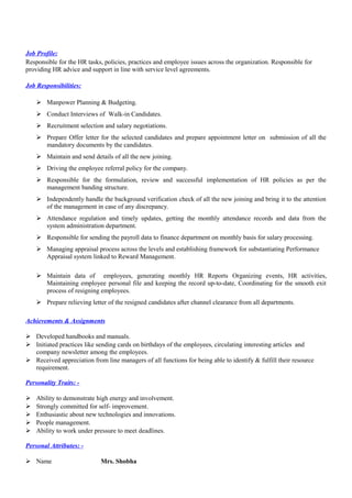 Sho.new resume. | PDF