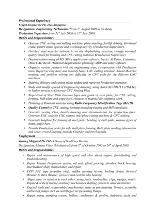 Resume of MD ANISUZZAMAN | PDF