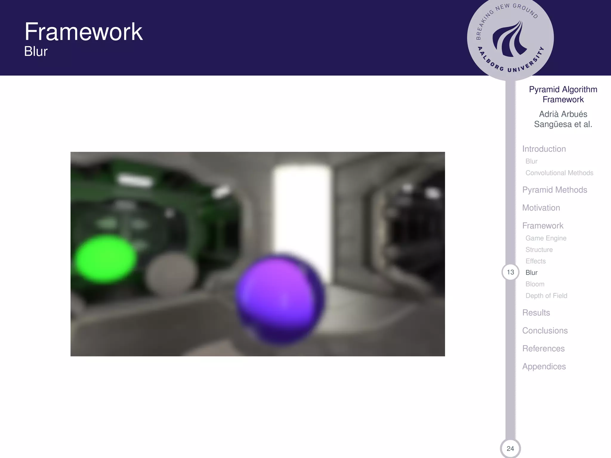 Pyramid Algorithm Framework For Real Time Image Effects In Game Engines Ppt