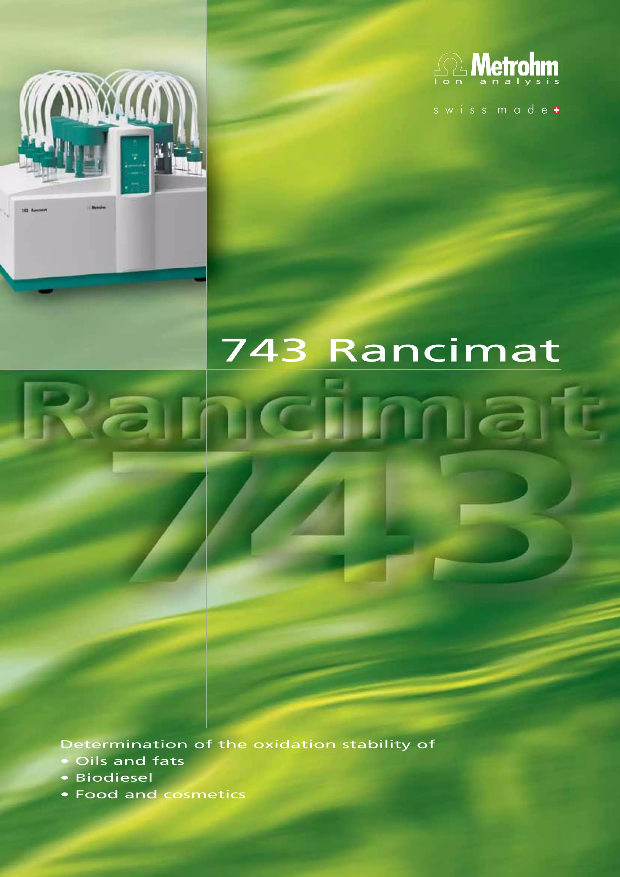 Rancimat by Metrohm | PDF
