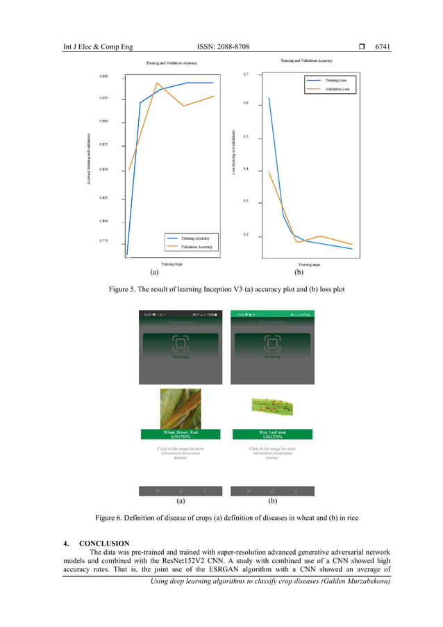 Using deep learning algorithms to classify crop diseases | PDF