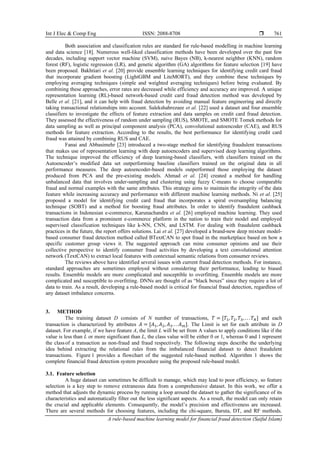 A rule-based machine learning model for financial fraud detection | PDF