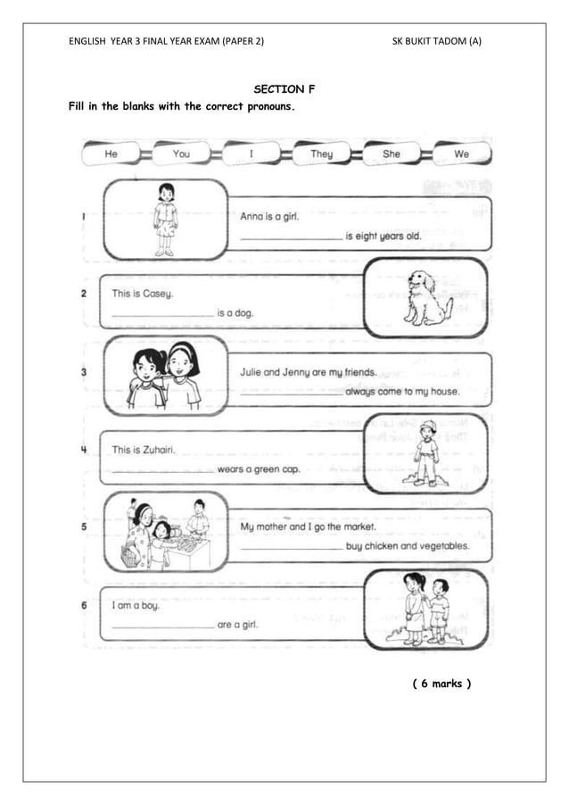 english test-year-3-paper-2 | DOCX | Standardized Testing | Educational ...