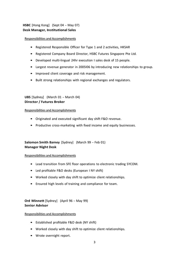 CV - Russell Beattie | PDF | Business Banking & Finance | Business