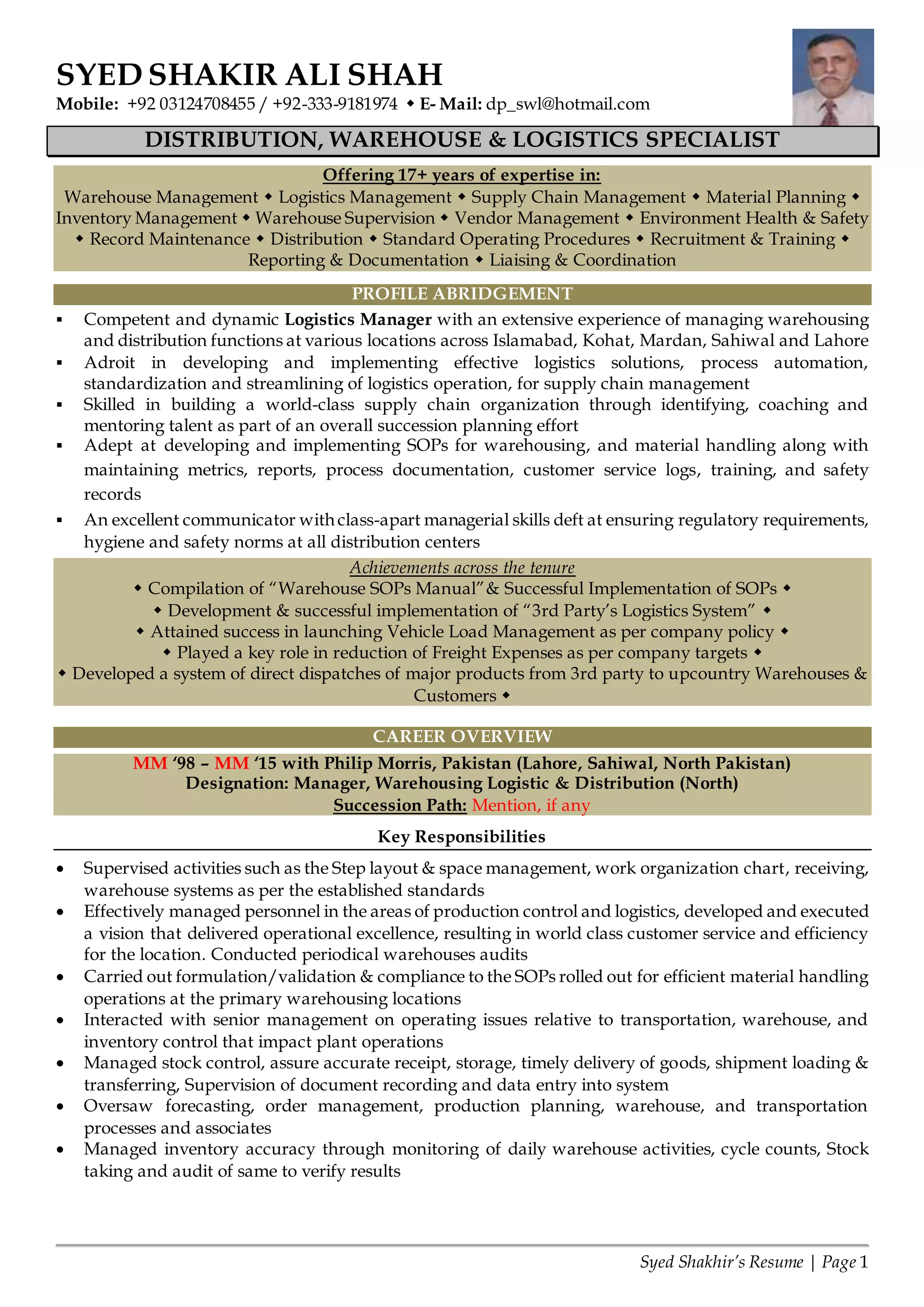 CV-Syed Shakir _ 6353 | DOCX