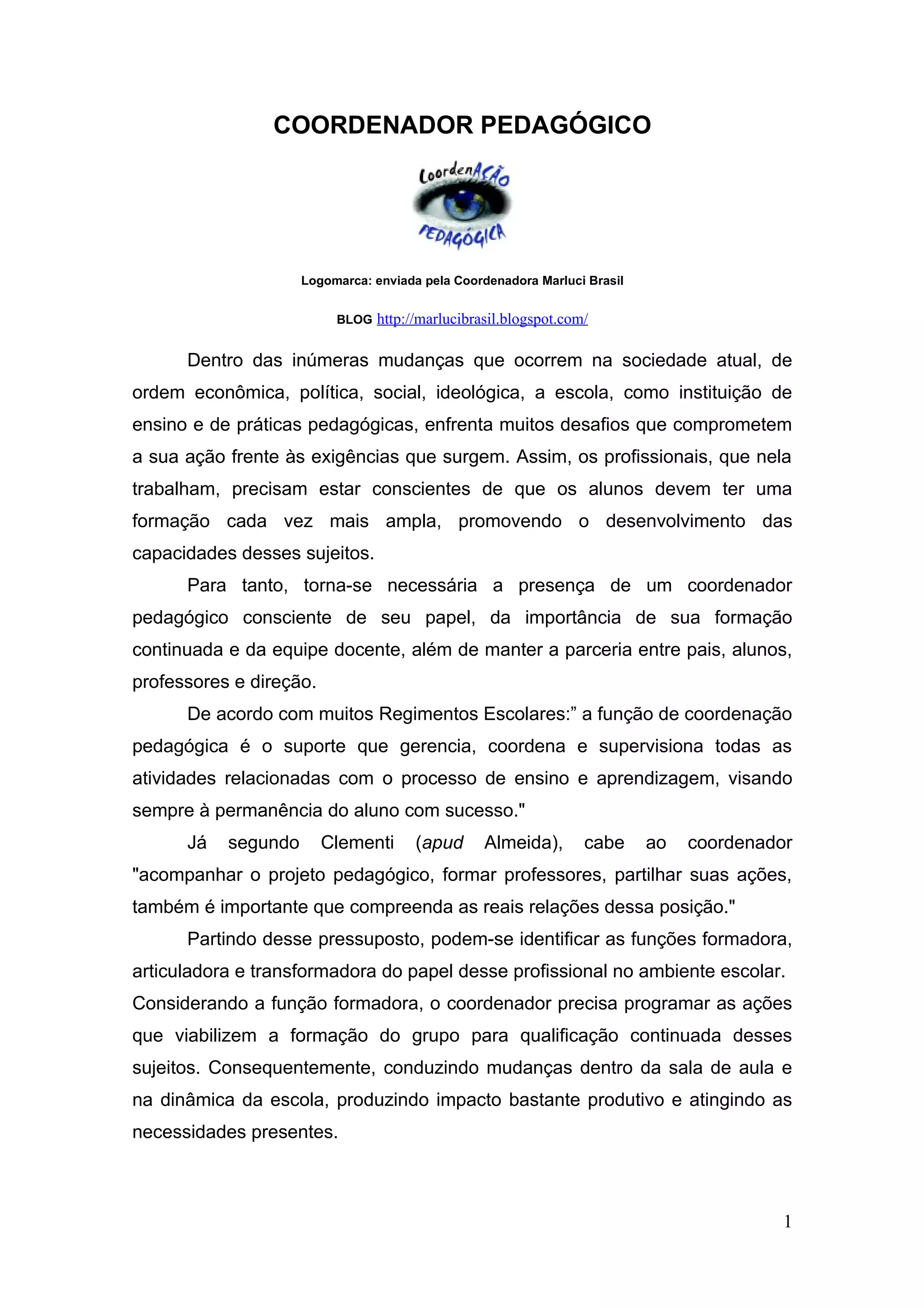 74376105 dicas-para-coordenacao-pedagogica-julia-rocha-enviar-para-os ...