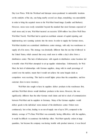 Wal-Mart Case Study | DOCX