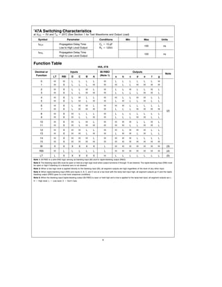 7447 National Semiconductor Datasheet | PDF