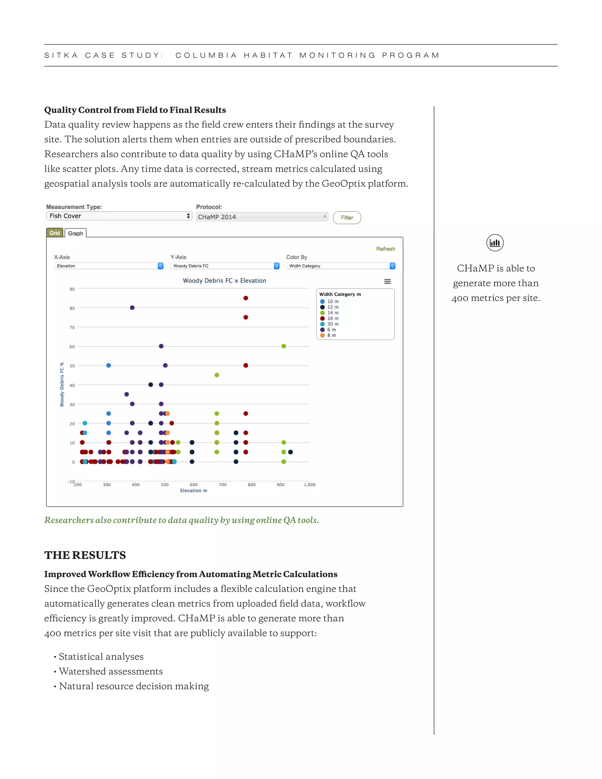 SitkaCaseStudy_CHaMP_031816_FNL | PDF