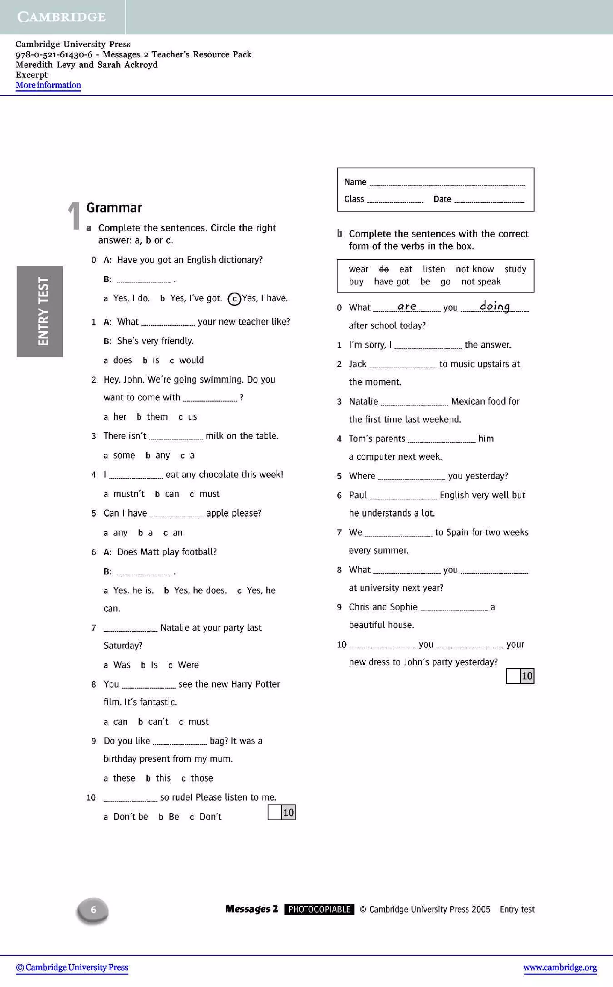 74500794 messages-2-teacher-s-resource-pack | PDF