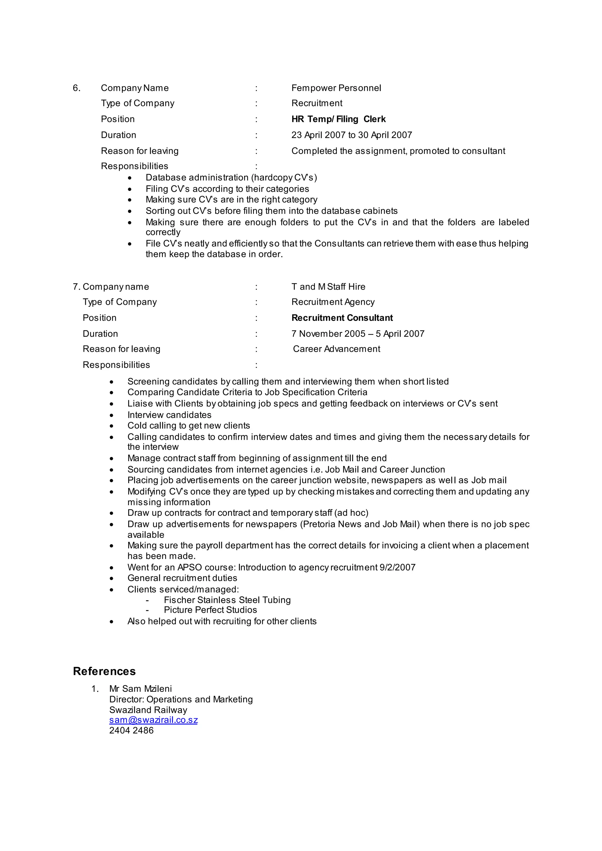 Updated CV June 2015 | DOCX