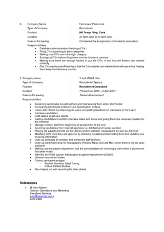 Updated CV June 2015 | DOCX | Human Resources | Business