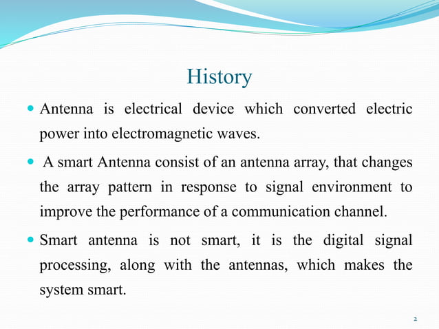 smart antenna and types of smart antenna7453684.ppt ...