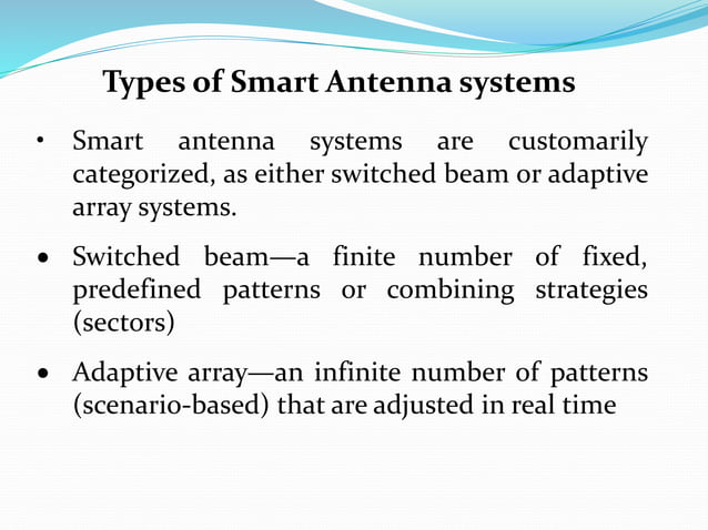 smart antenna and types of smart antenna7453684.ppt ...