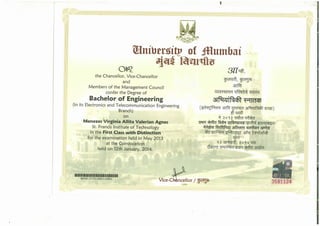 University B.E. degree | PDF