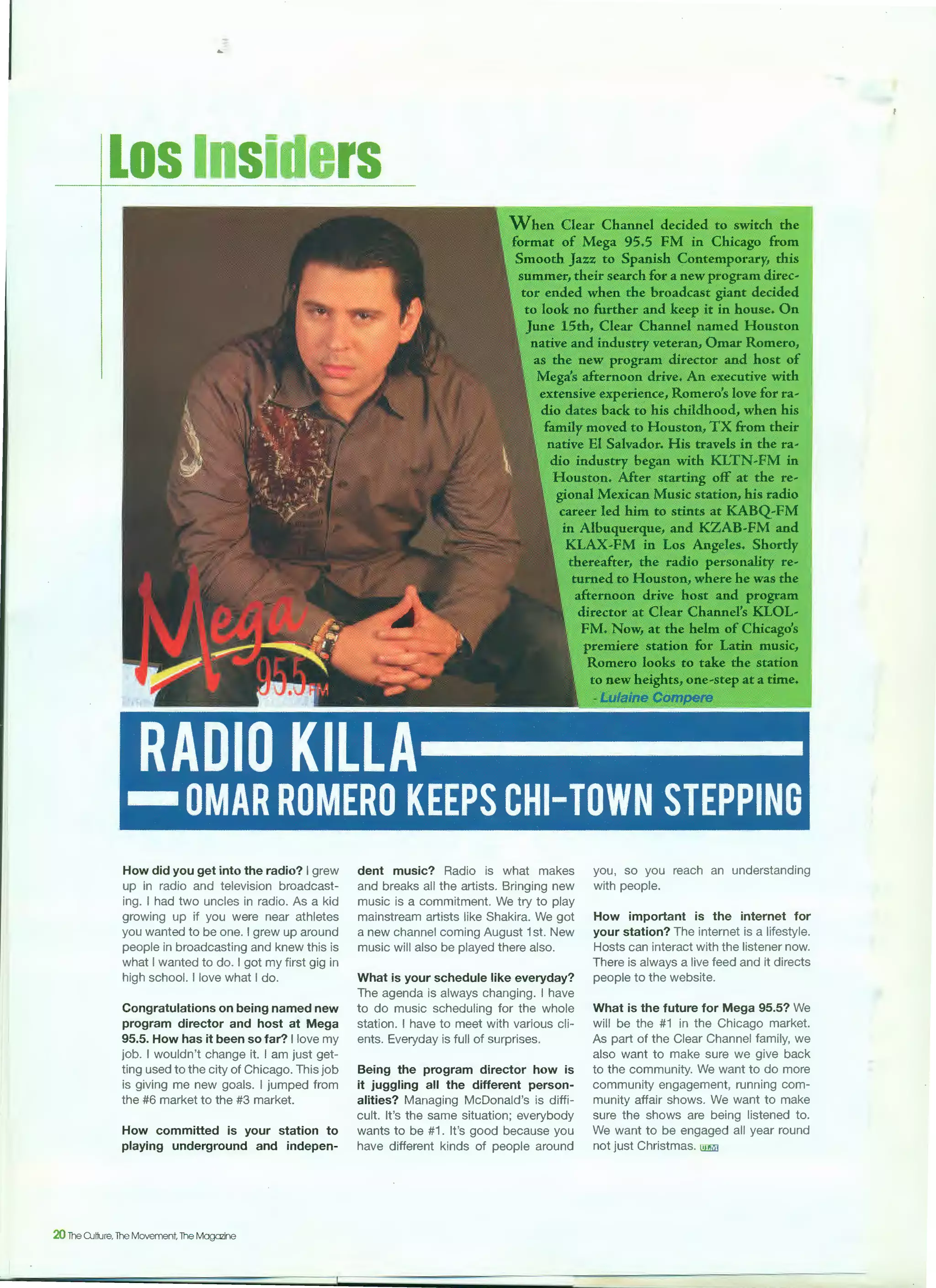 Omar Romero Urban Latino Article | PDF