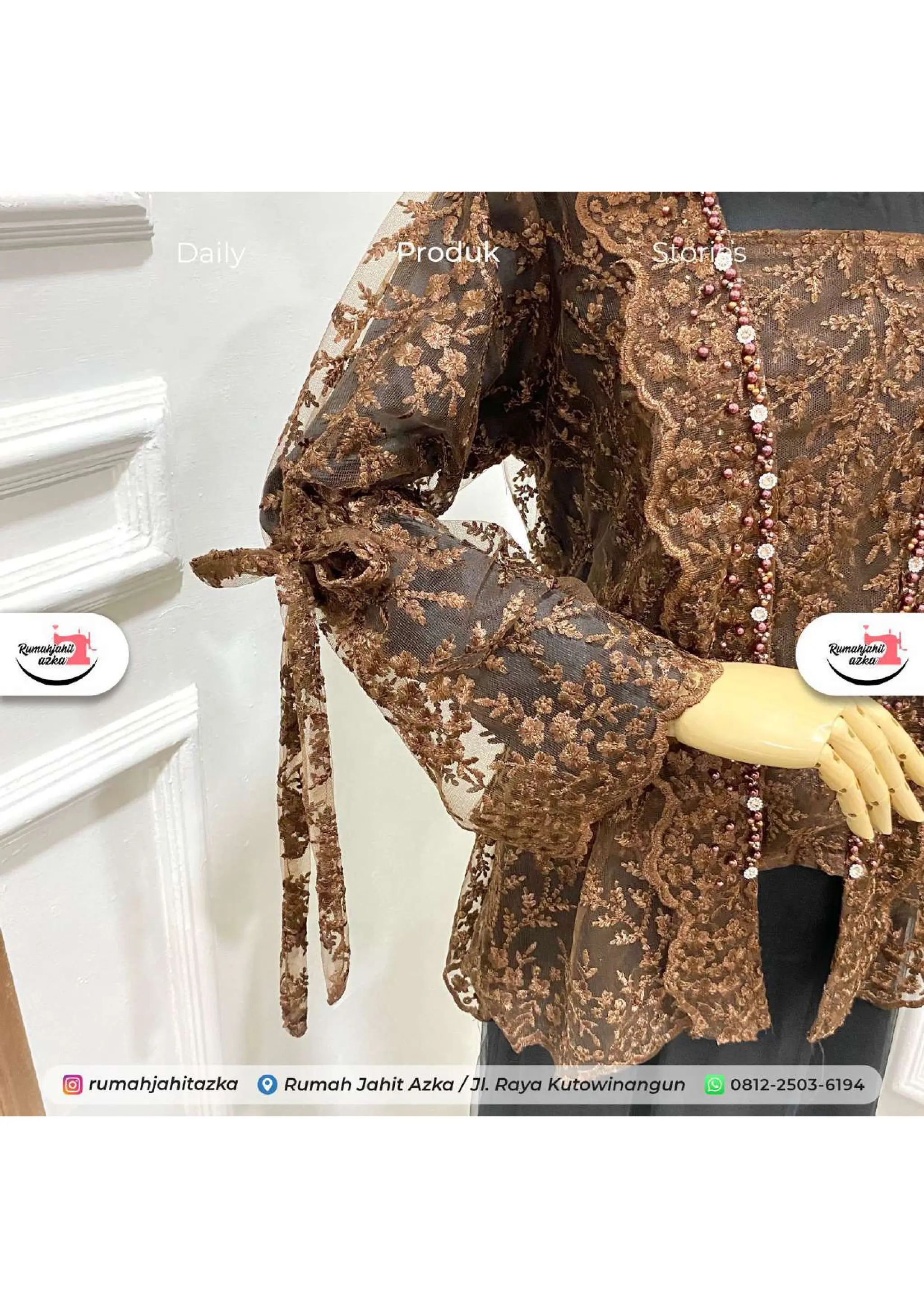 Iner Outer Brukat Modern by Rumah Jahit Azka | PDF