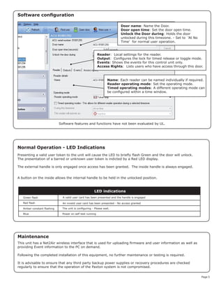 Paxton Access 746-284-US Instruction Manual | PDF