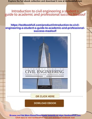Introduction to civil engineering a student s guide to academic and ...