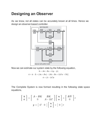 Inverted Pendulum Control System | PDF