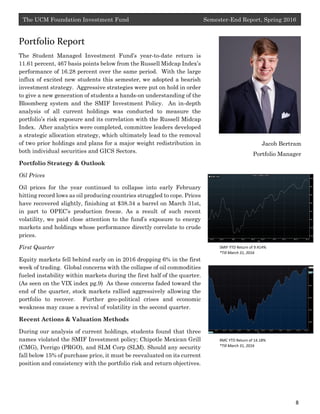 Final Draft 2016 Annual Report | PDF | Stocks and Bonds | Personal ...