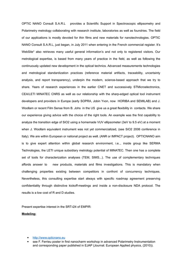 Our expertises | PDF