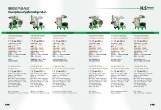 H.S Machinery-2015Biomass pellet mill catalogue | PDF
