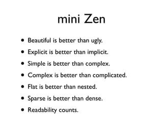 ekb.py: Mini Zen of Python | PPT
