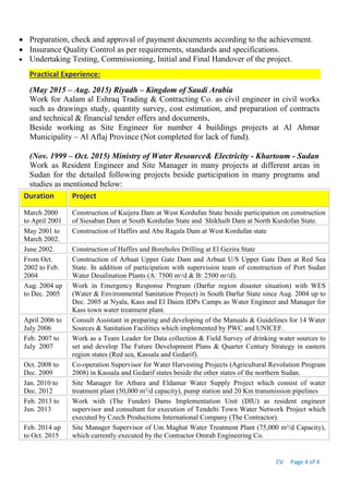 ‫C.V - Copy - نسخة | PDF | Civil Engineering Industry | Industries