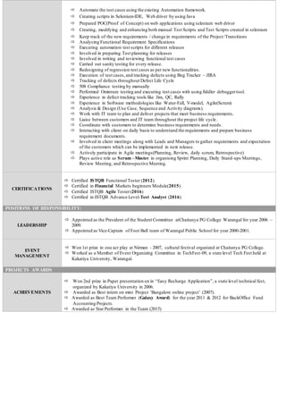 Resume1 | DOCX | Web Development | Internet