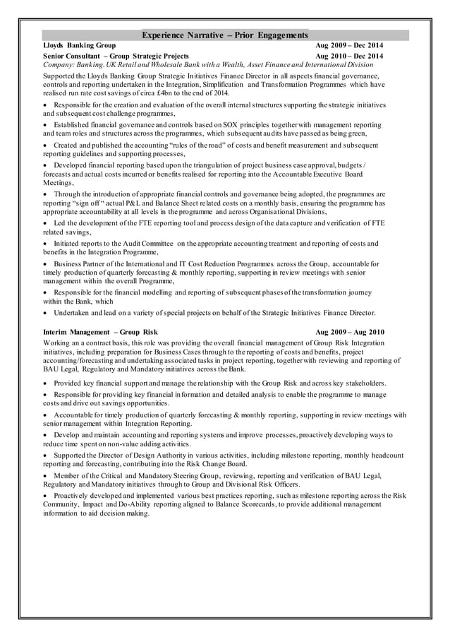 Richard Hext - Professional Profile | PDF