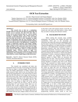 OCR Text Extraction | PDF