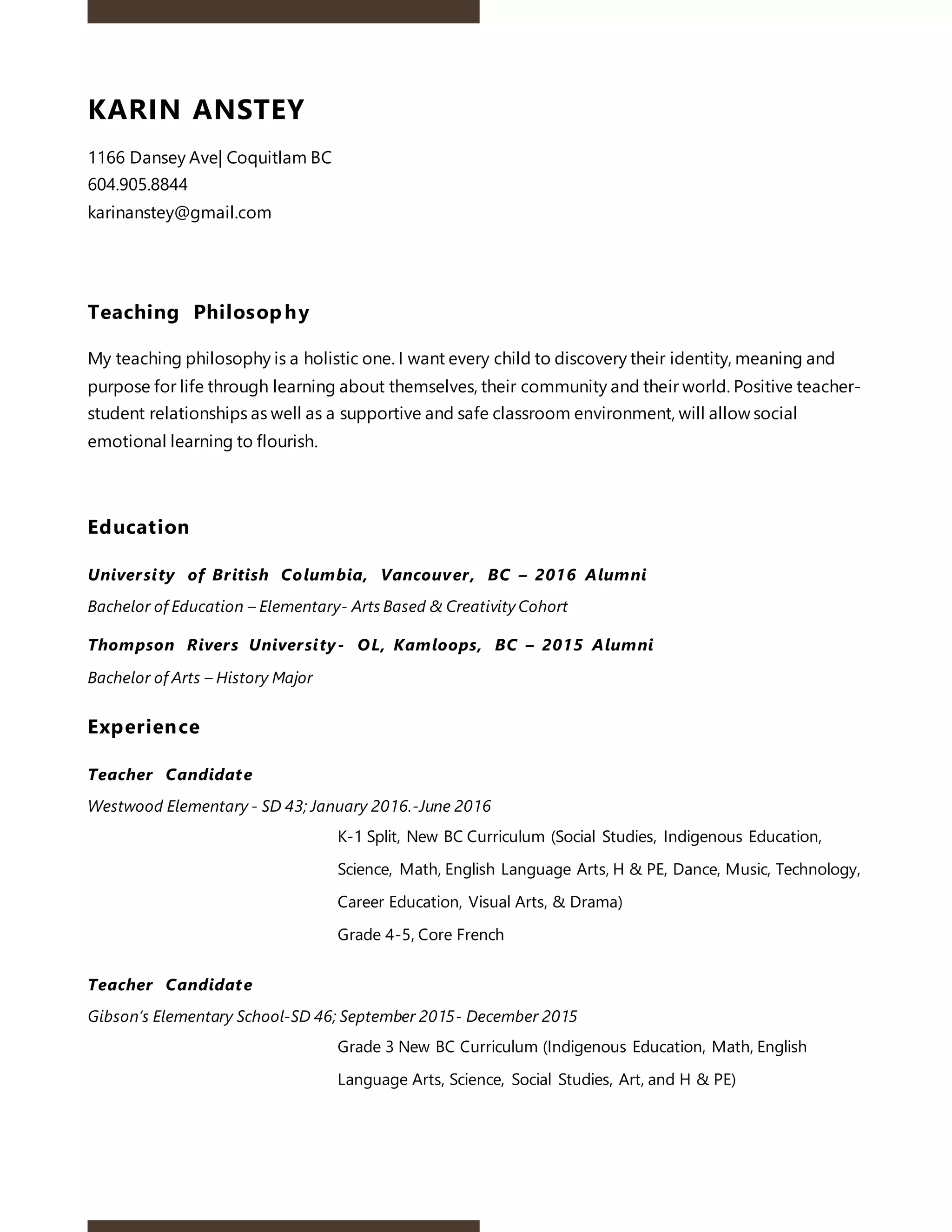 KarinAnsteyResume2016 | DOCX