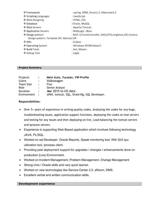 Resume_Mallesh | DOC | Web Development | Internet