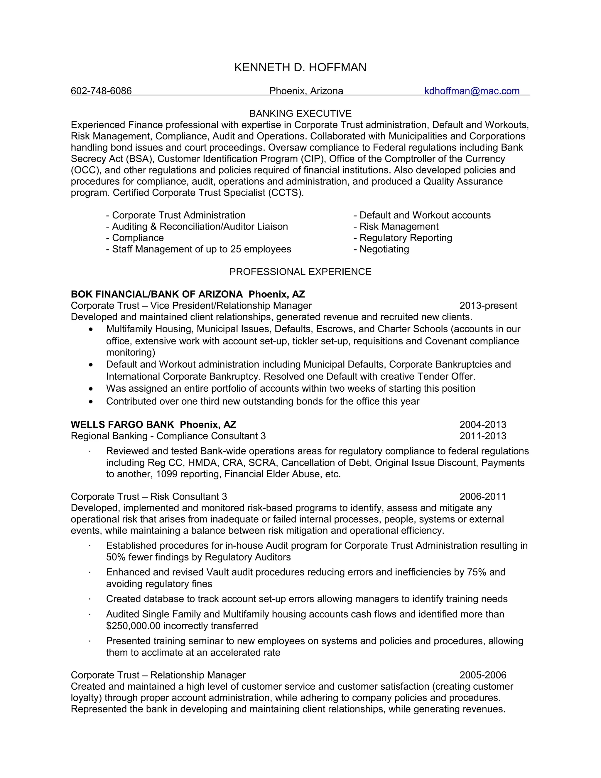 Ken Hoffman Corp Trust 11-22-16 | PDF