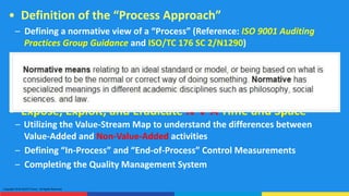 TL9000 and the Process Approach | PPT