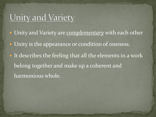 Principles-of-Design(grade 10 mapeh-arts) | PPT