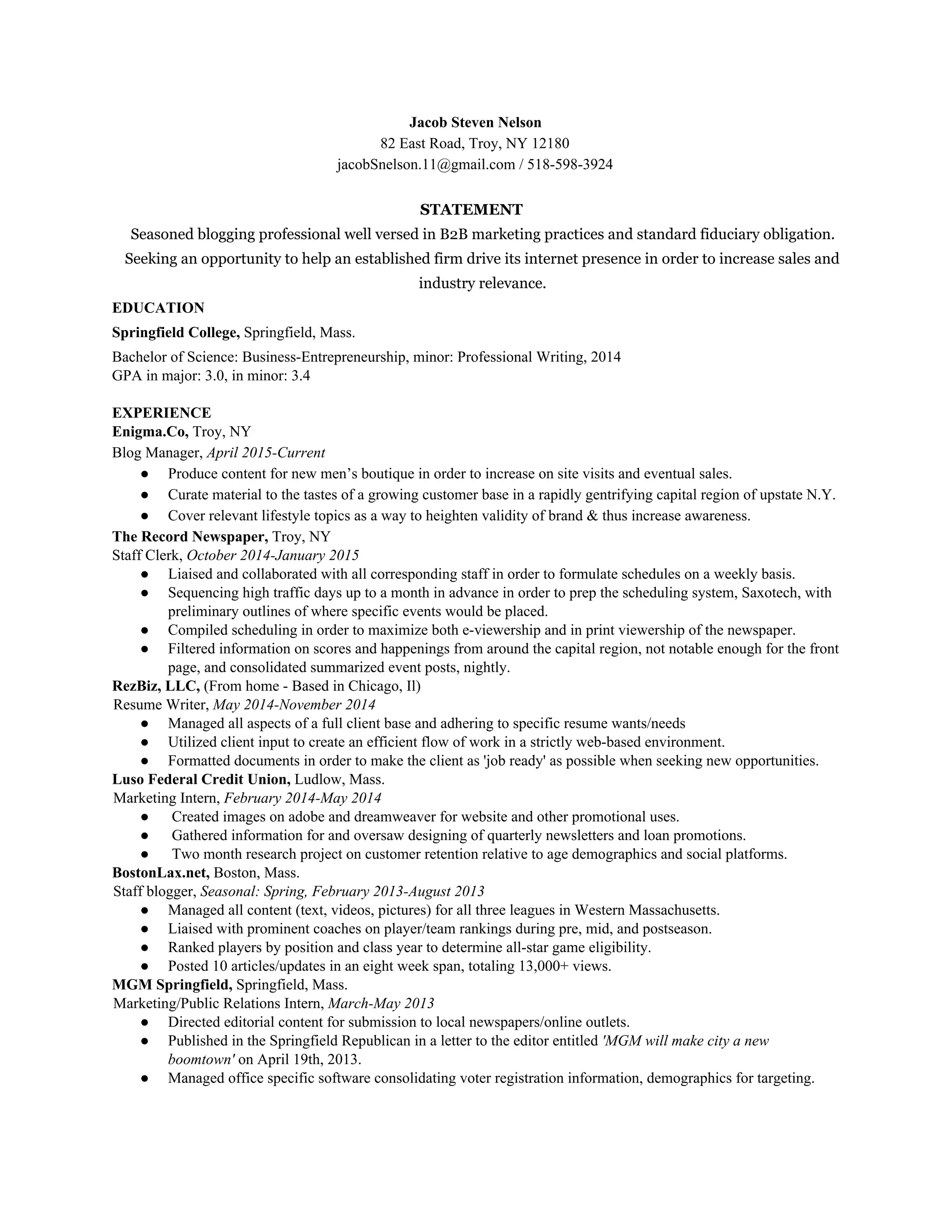 Resume (4) | PDF | Free Download