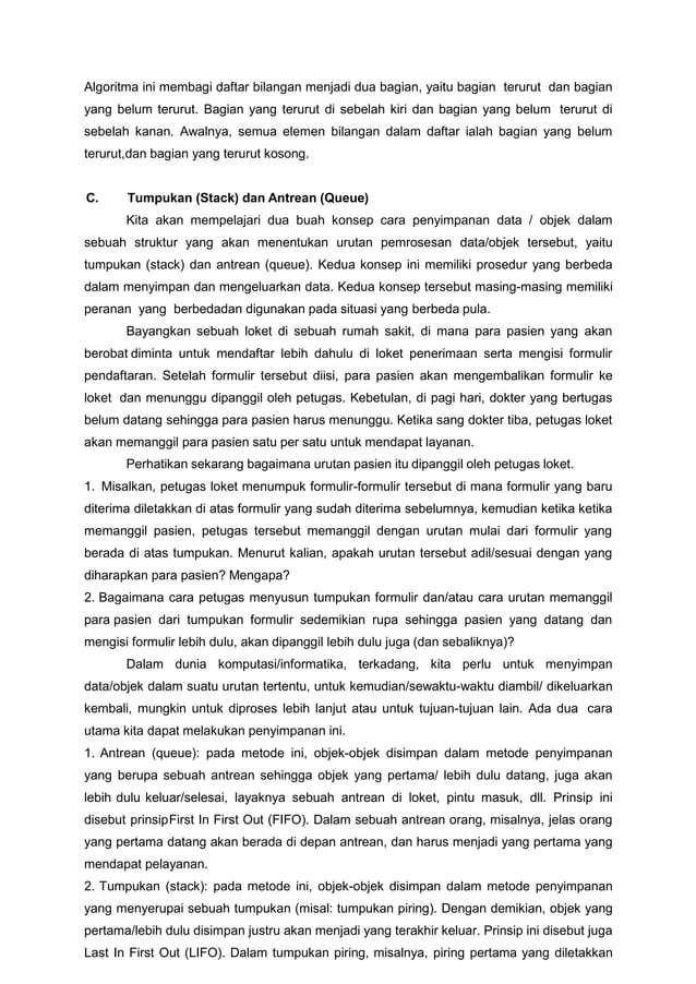 MODUL AJAR INFORMATIKA BERPIKIR KOMPUTASIONAL KELAS X SMK | PDF