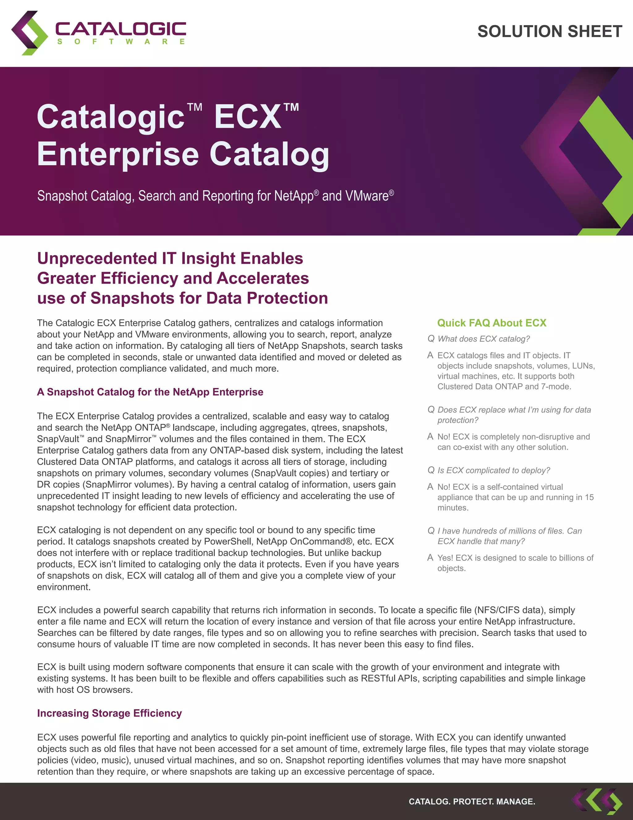 ECX Solution Sheet | PDF | Shareware and Freeware | Computer Software ...